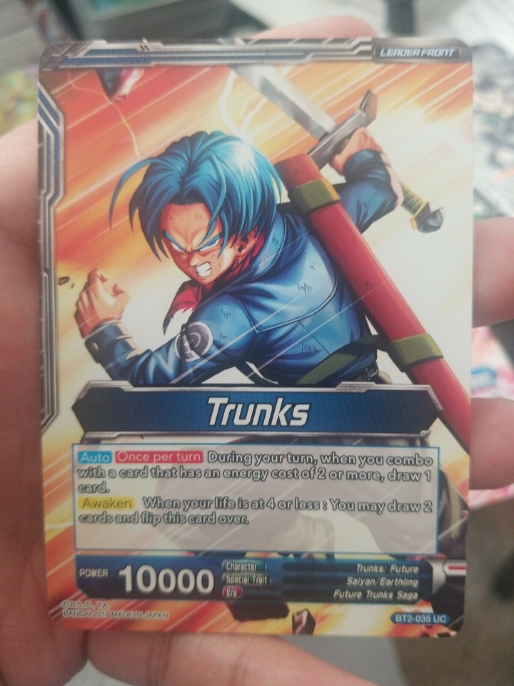 2017 Dragon Ball Super Trunks, Hope for the Future BT2-035 UC | eBay