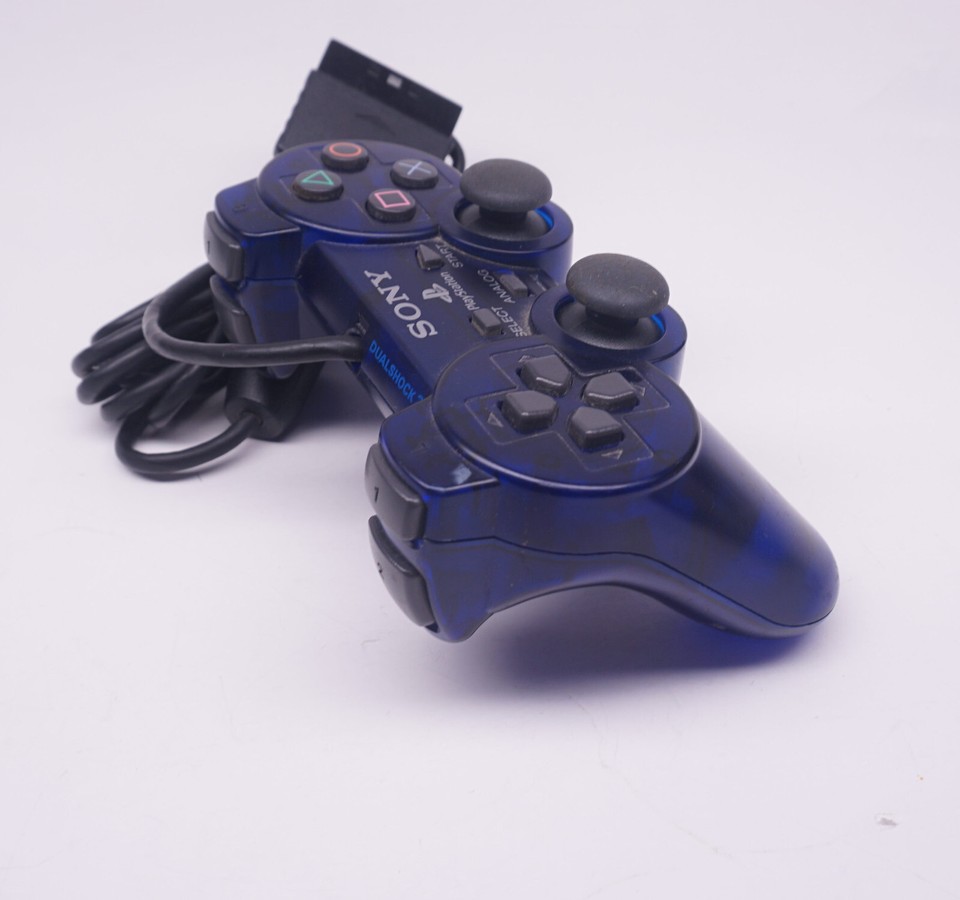 Sony Playstation 2 PS2 Controller OEM Dualshock Tested Black Blue Red ...