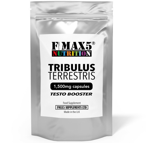 TRIBULUS TERRESTRIS 1500mg x 120 CAPSULES - 95% Saponins Extract ...