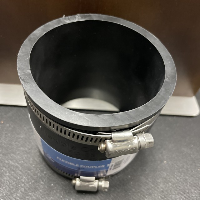 Everflow 3 Inch Flexible Coupling With Stainless Steel Clamps PVC ...