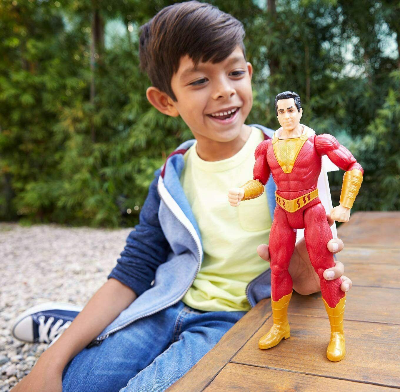 Shazam Movie 12" Thunder Punch Shazam Figure DC Mattel for sale online ...