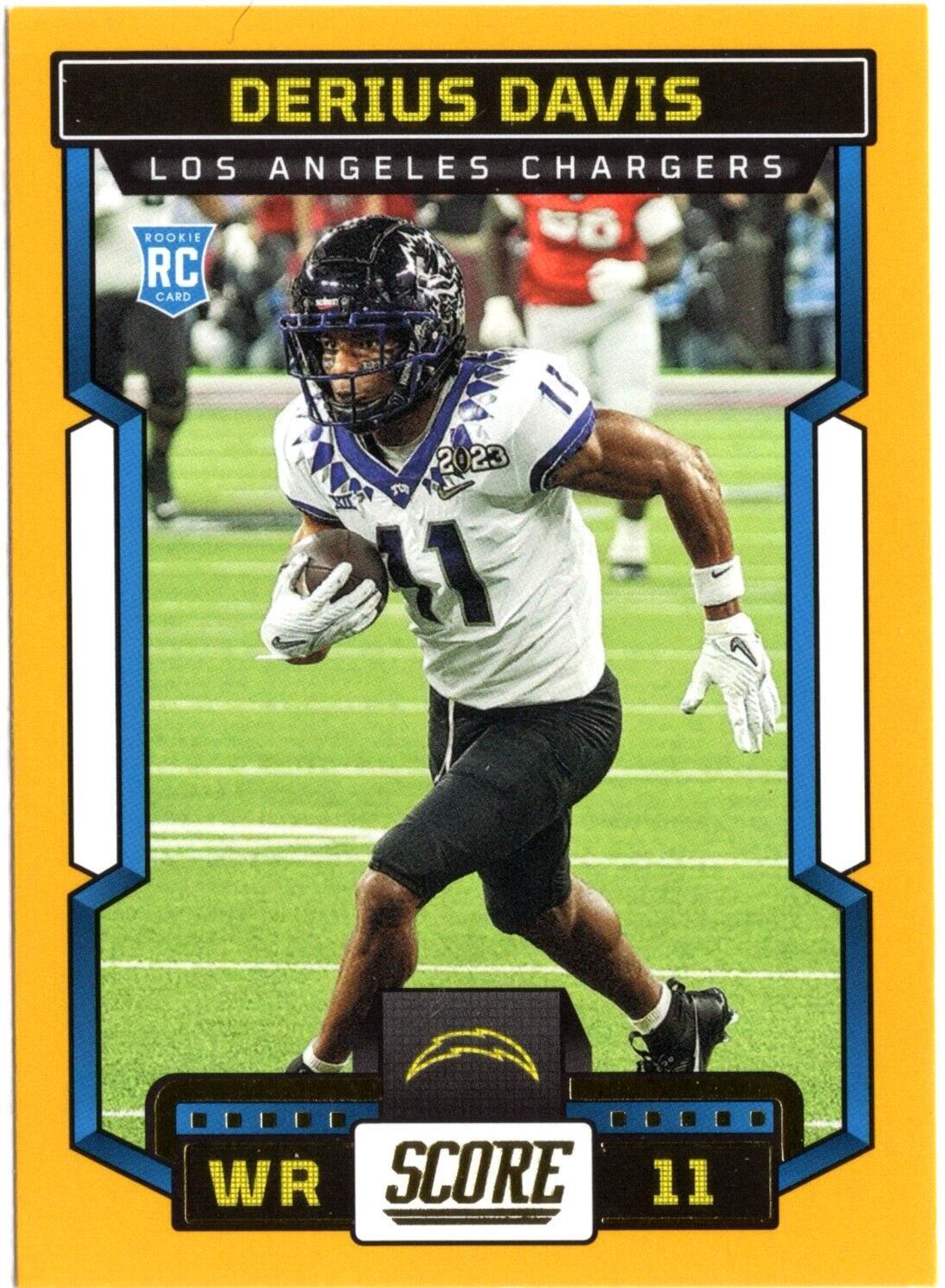 2023 Score - Rookies Derius Davis #364 Gold (RC) for sale online | eBay