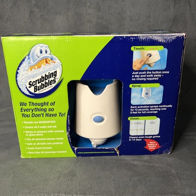 Scrubbing Bubbles Automatic Shower Cleaner Sprayer Kit w/ 2 Refills ...
