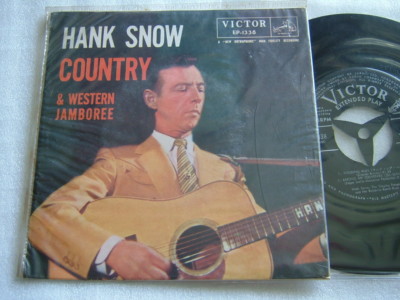 HANK SNOW COUNTRY & WESTERN JAMBOREE / 7INCH PS EP | eBay