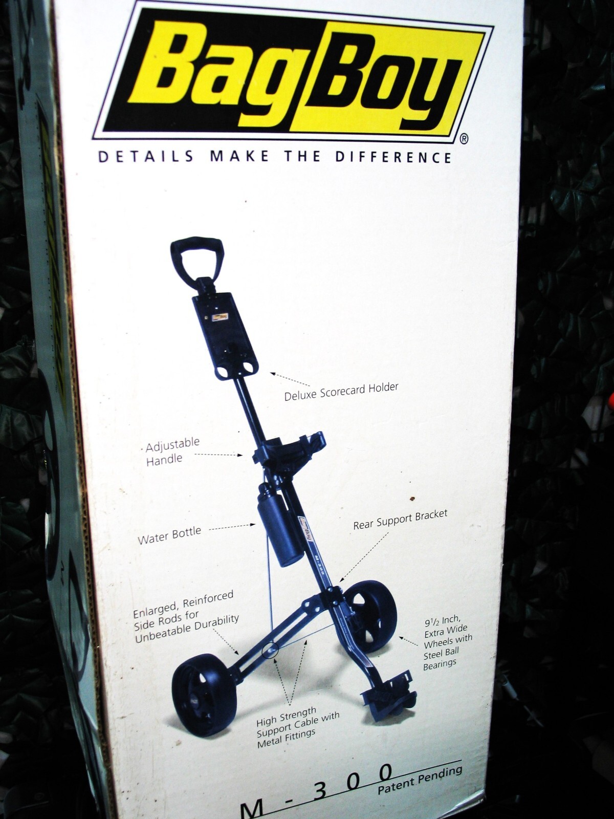 🪩Bag Boy Golf Cart Collapsible Fold Away Push Pull M-300 Model **Brand ...