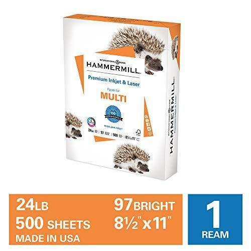 Hammermill Premium Inkjet & Laser Multipurpose Copy Paper, 24lb Copy ...