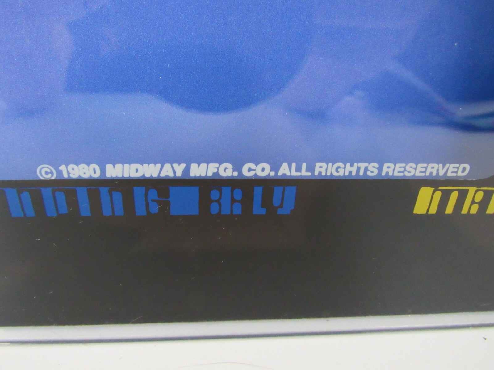 Vintage Original Gorf Arcade Video Game Glass Bezel by Midway (Pg58E ...