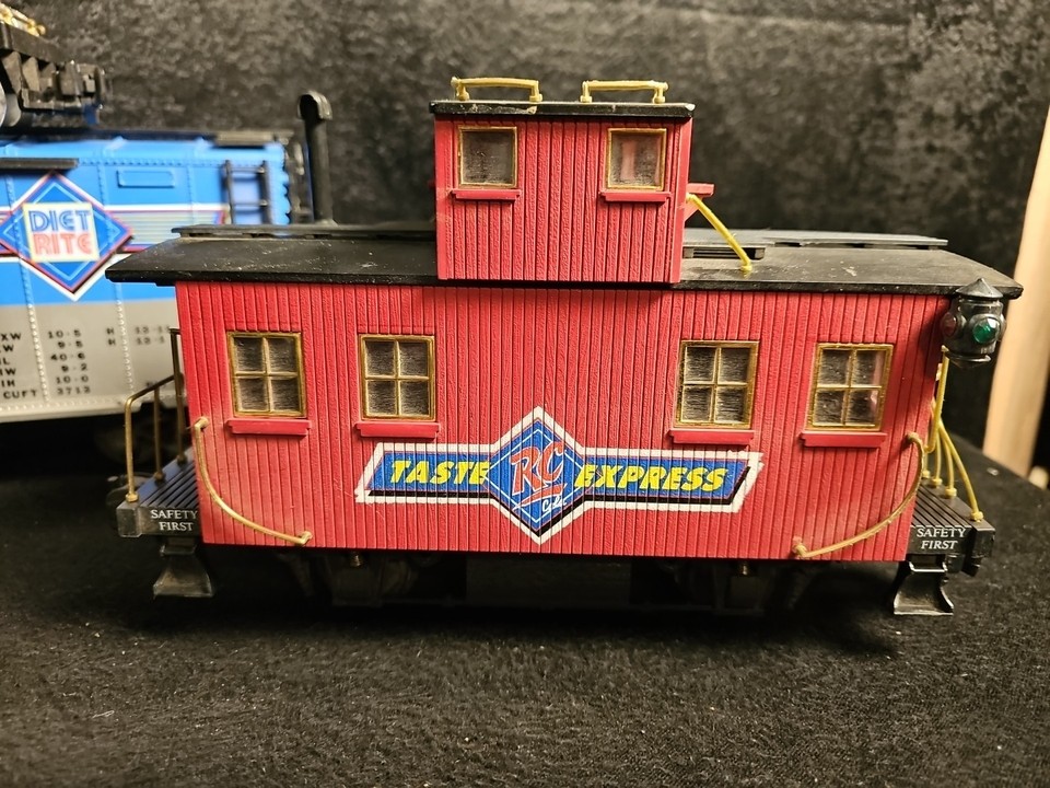 ARISTOCRAFT G SCALE RC COLA TASTE EXPRESS TRAIN SET, No Track, Untested ...