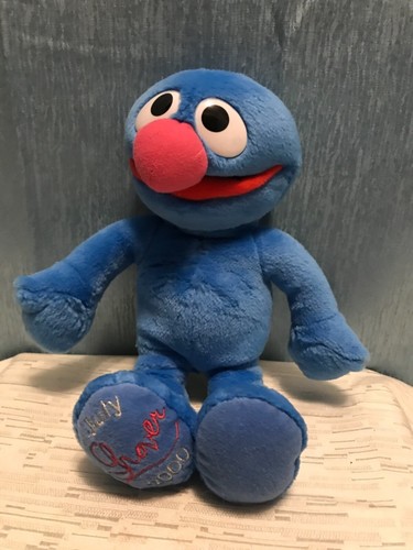 CTW Sesame Street Pal of the Month Collectible GROVER July 2000 Doll ...