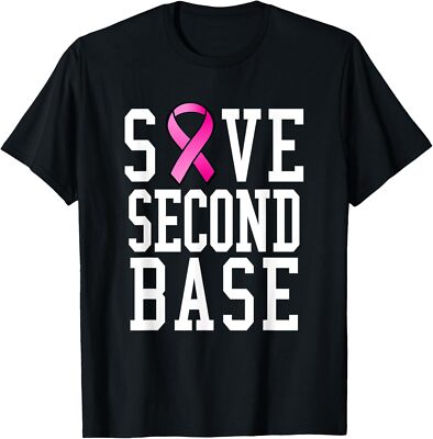 Save Second Base Cancer Awareness Proud Theme Unisex T-Shirt | eBay