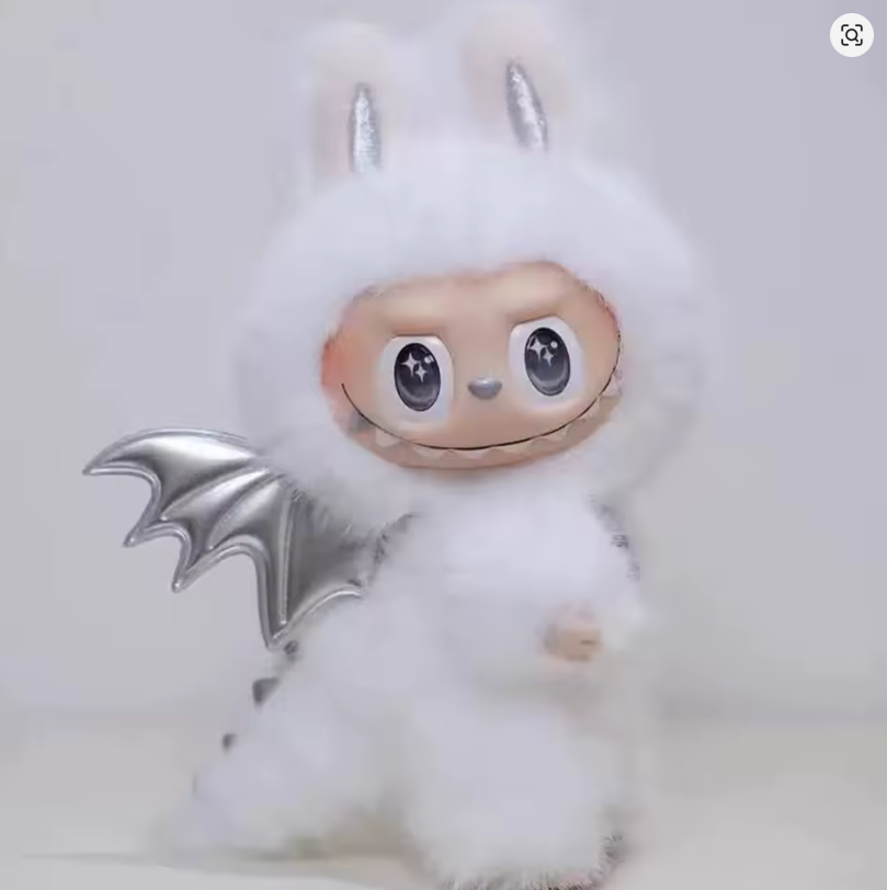 POP MART The Monsters Zimomo DIY White Angel LABUBU Doll Toy | eBay