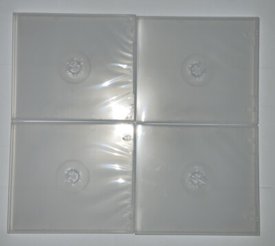 Double CD Cases - 10mm Clear Empty (4pcs) | eBay