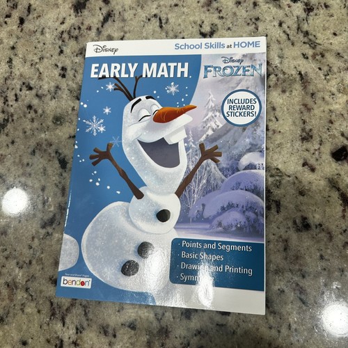 Disney School Skills At Home Early Math Frozen Workbook Education w ...