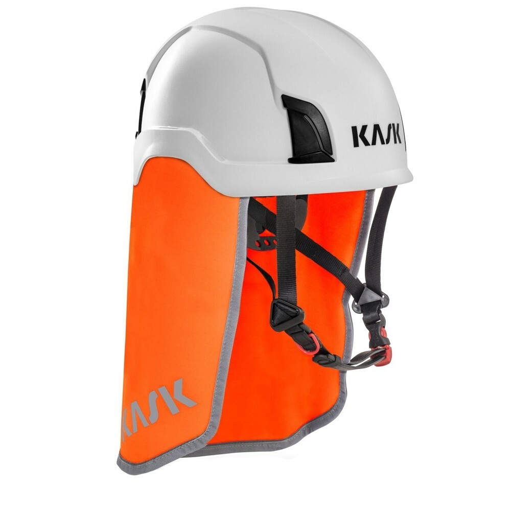 KASK NECK SHADE FOR SUPERPLASMA HELMET HI VIZ ORANGE - ARBORIST ...