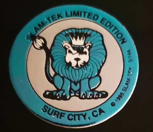 *LIMITED EDITION* 1995 SLAM TEK SURF CITY LION KING FOIL POG POGS MILK ...