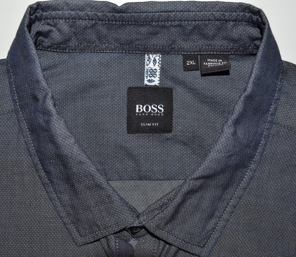 NWT Hugo Boss Black Label By Hugo Boss Slim Fit Denim Sport Shirt | eBay