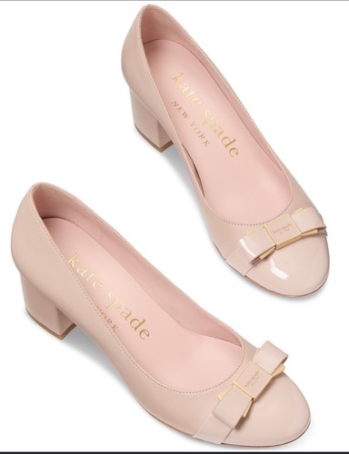 NEW Kate Spade NY Bowdie Cap Toe Ballet Pumps Bow Dress Shoes Leather ...