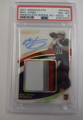 2021 Panini Immaculate Collection - Rookie Patch Autographs Gold #105 ...