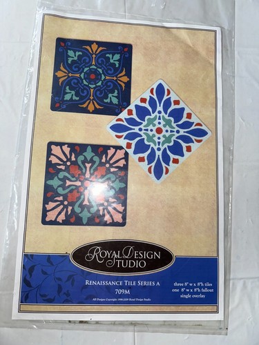 Royal Design Studio Stencils 709M Renaissance Tile Series A Single ...
