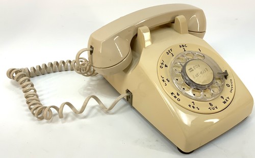 Bell System Western Electric 1966 Model CD 500 Rotary Telephone Tan ...