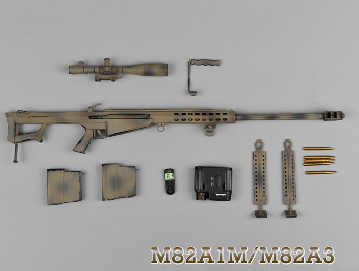 1/6 Scale Barrett M82A3/M82A1M Sniper Rifle Model for 12" Action ...