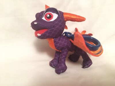 Skylanders Giants Spyro Plush Keychain Dragon Backpack Clips Kids Toys ...