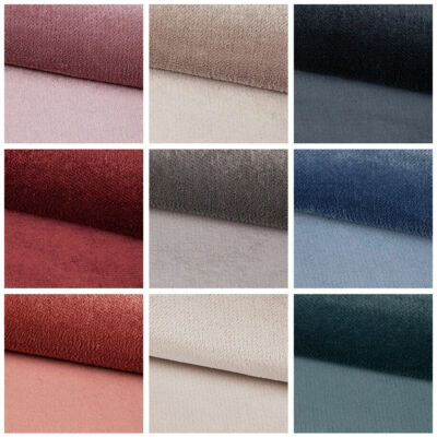 Polsterstoff FLUFFY Plüsch Velours Meterware Ultraweich Stoff Schwer ...