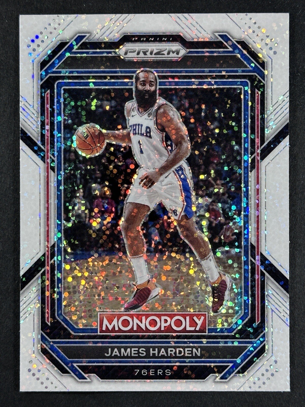 2022-23 Panini Prizm Monopoly James Harden White Sparkle #68 SSP | eBay