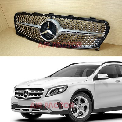 Fit BENZ W156 X156 2017-2019 Diamond Type GLA-Class 4Door Silver Front ...