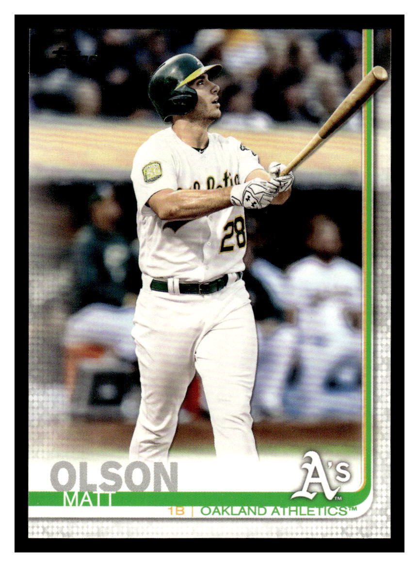 2019 Topps #289 Matt Olson - Oakland Athletics | eBay