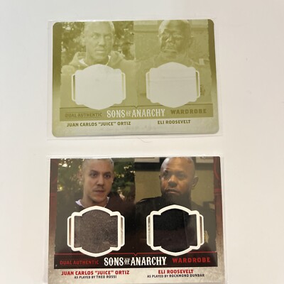 Sons of Anarchy Seasons 4 & 5 Dual Wardrobe and printing Card Dw3 Juice ...