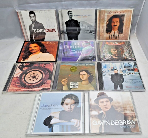 11 x CDs Yanni, David Cook, Bryan Adams, Degraw, Aiken, Paxton etc | eBay