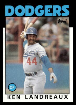 1986 Topps #782 Ken Landreaux Los Angeles Dodgers Baseball Card | eBay