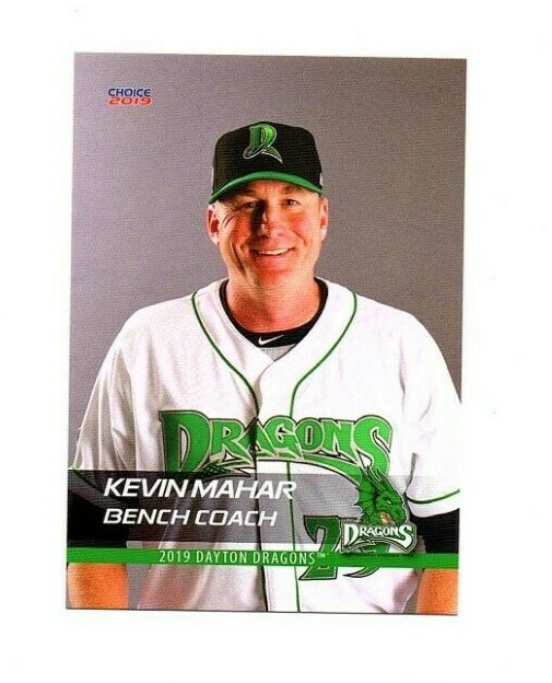 Kevin Mahar 2019 Dayton Dragons team set card Reds | eBay