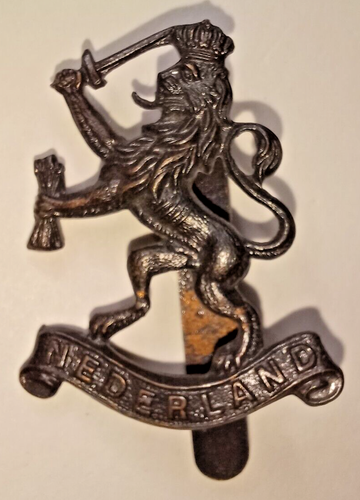Free Dutch Forces Officer's Bronzed Cap Badge - Netherlands / Holland ...