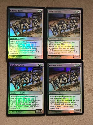 MTG KITCHEN FINKS 4x ALL DCI PROMO AND ALL LIGHTLY PLAYED | eBay