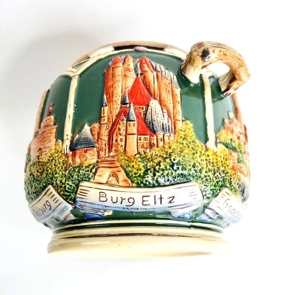 German Old Castle Cookie Jar Gluhwein Pot? German Cities Vintage | eBay