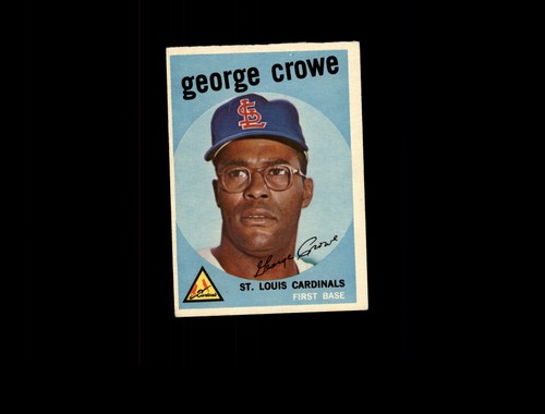 1959 Topps 337 George Crowe VG-EX #D676789 | eBay