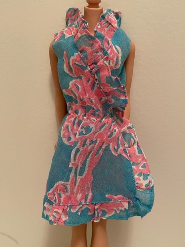 1970-71 Vintage #1783 Ruffles 'n Swirls Barbie Doll Wrap Dress VGC | eBay
