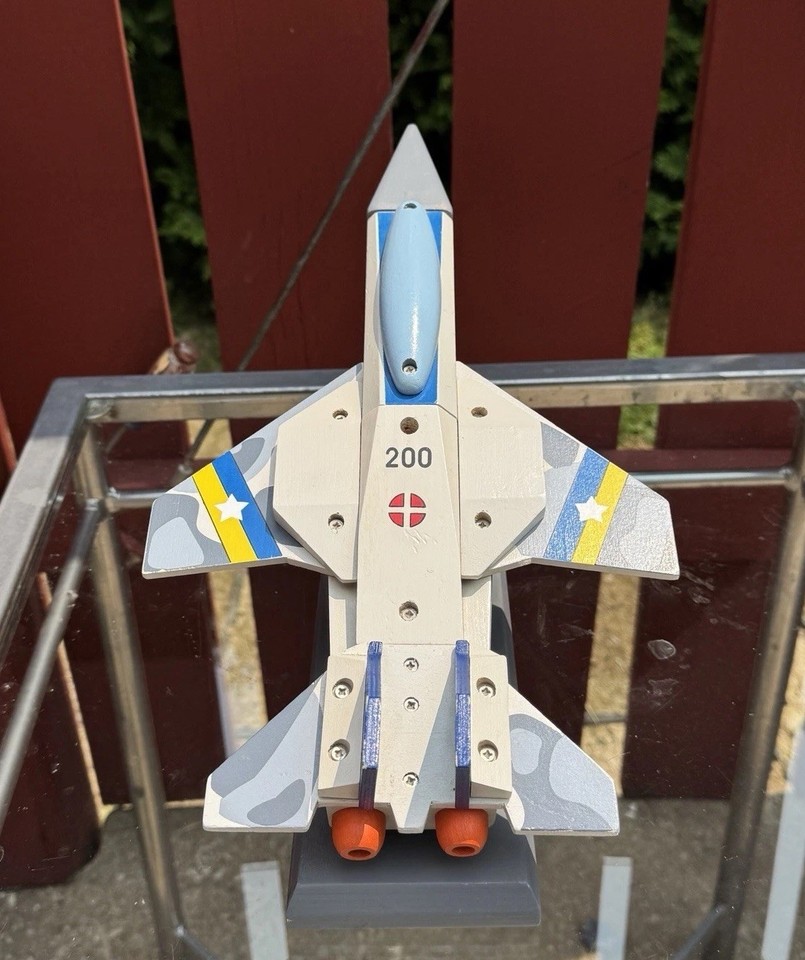 Large Military Aircraft Air Force 200 Desktop Model Wood Fighter Jet ...