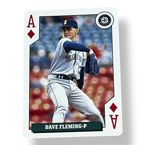 Single Swap Vintage 1992 Major League Rookies Dave Fleming Playing Card ...