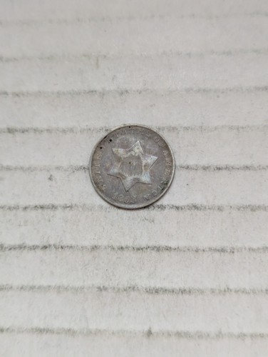 1853-P Three Cent Trime 75% Silver Very Fine VF Circulated 3c | eBay