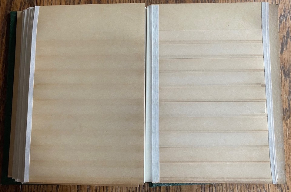 ELBE HARD COVER STAMP COLLECTORS STOCK BOOK #209 - NO STAMPS - ESTATE ...