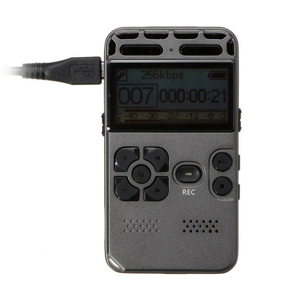 8GB Voice Record Mini Digital Sound Audio Recorder Dictaphone MP3 ...