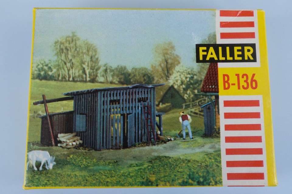 HO Scale Vintage Faller Kits (2) B-136 (1) B-139 Shanties | eBay