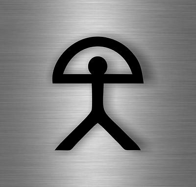 Autocollant sticker voiture moto biker almeria chance indalo rainbow ...