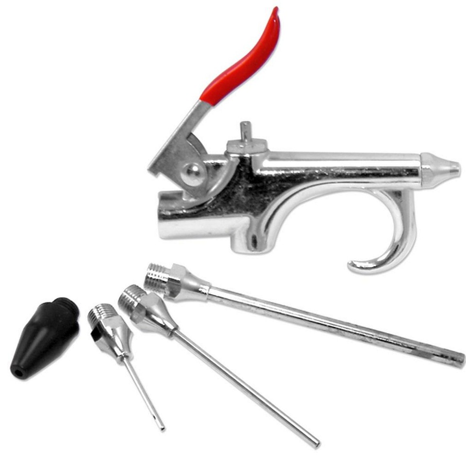 RR-Tool ( 31112 ) Air Blow Gun Kit with 5 Interchangeable Nozzles Air ...