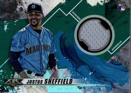 2019 Topps Fire Relics #FRJS Justus Sheffield - NM-MT | eBay