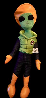 ALIEN FRESH JERKY 19" Area 51 USA Tall Thin Green PLUSH Baker CA | eBay