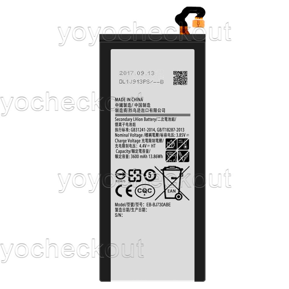 For Samsung Galaxy J730G J730GM SM-J730F/DS Replacement Battery EB ...